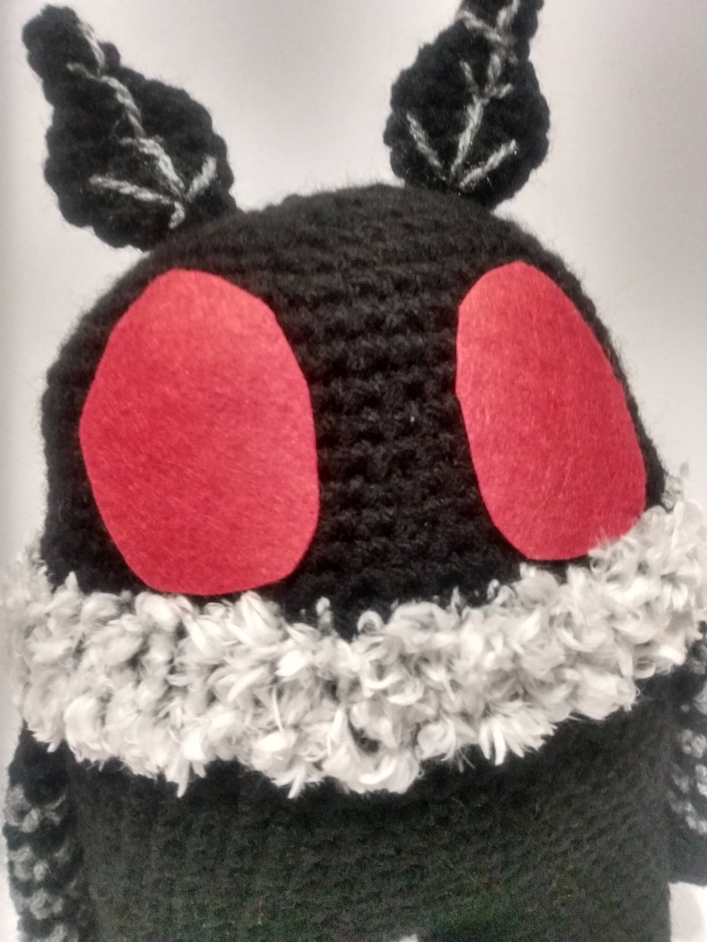Crochet Mothman Plush, Mothman, Cryptid, Cryptid Plushie, Crochet - Etsy