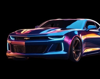 Abstract Camaro Graffiti DTF - Etsy