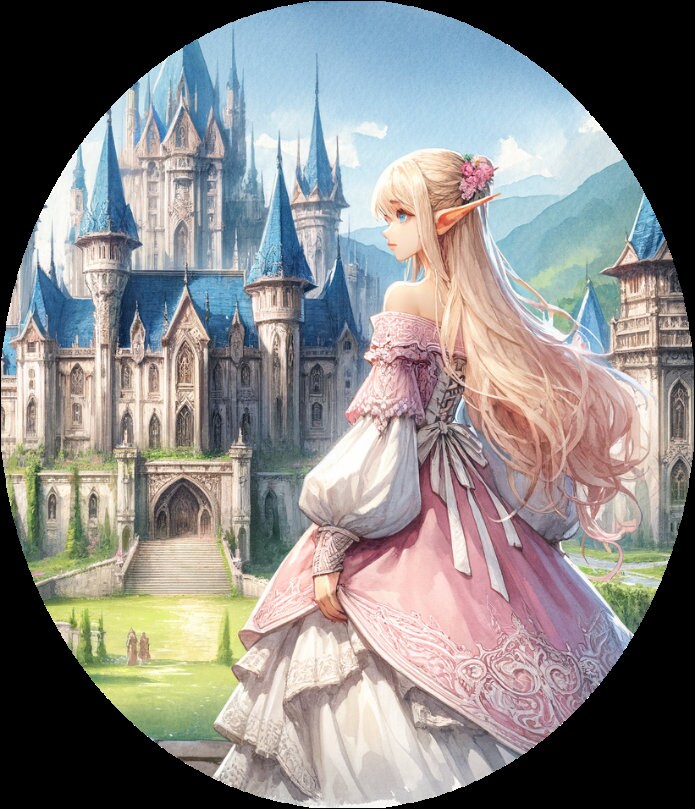 Princess Z, the Knight and the Castle DTF - Etsy