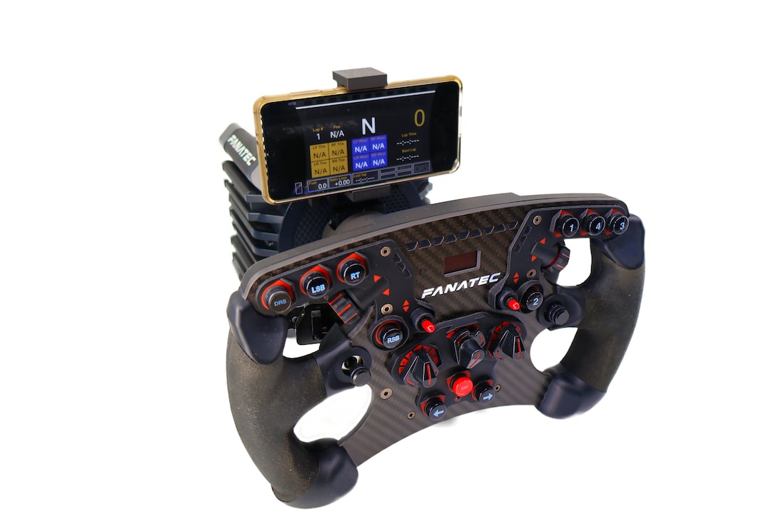 Fanatec Mobile Phone Holder Sim Racing Compatible With Fanatec CSL DD ...