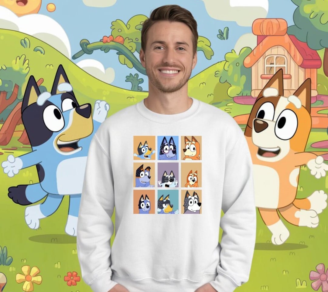 Bluey Jumper ,bluey Friends Jumper Friends Trip Sweatshirt Disney Trip ...