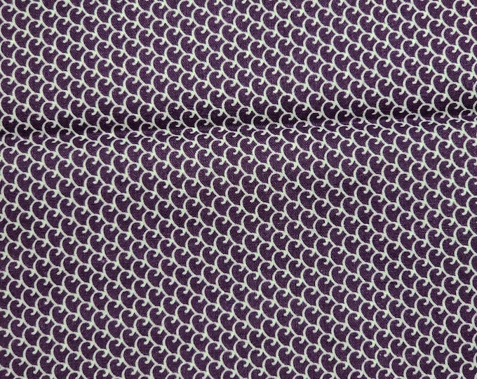 Vintage Fabric Silky Satin Taffeta Polka Dot White Dots on Black Flawed ...