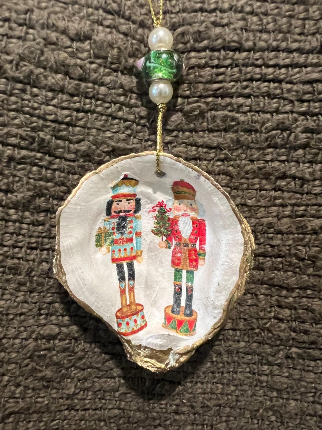 Oyster Shell Nutcracker Ornament - Etsy