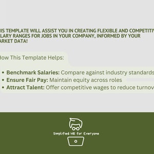 Salary Range Generator Tool, Google Sheets Template, HR Template - Etsy