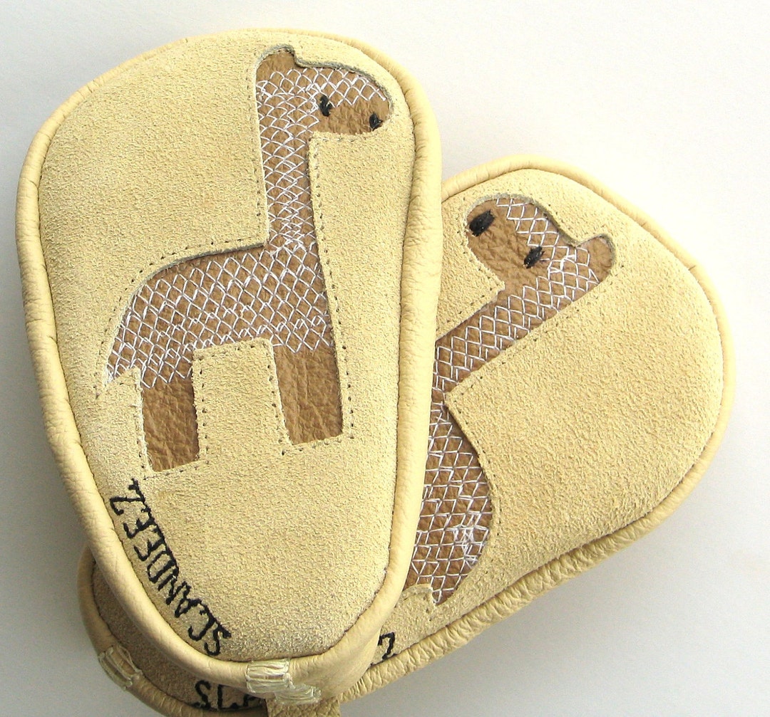 Baby Leather Llama Mok, Toddler Leather Shoe, Free Shipping, Baby First ...