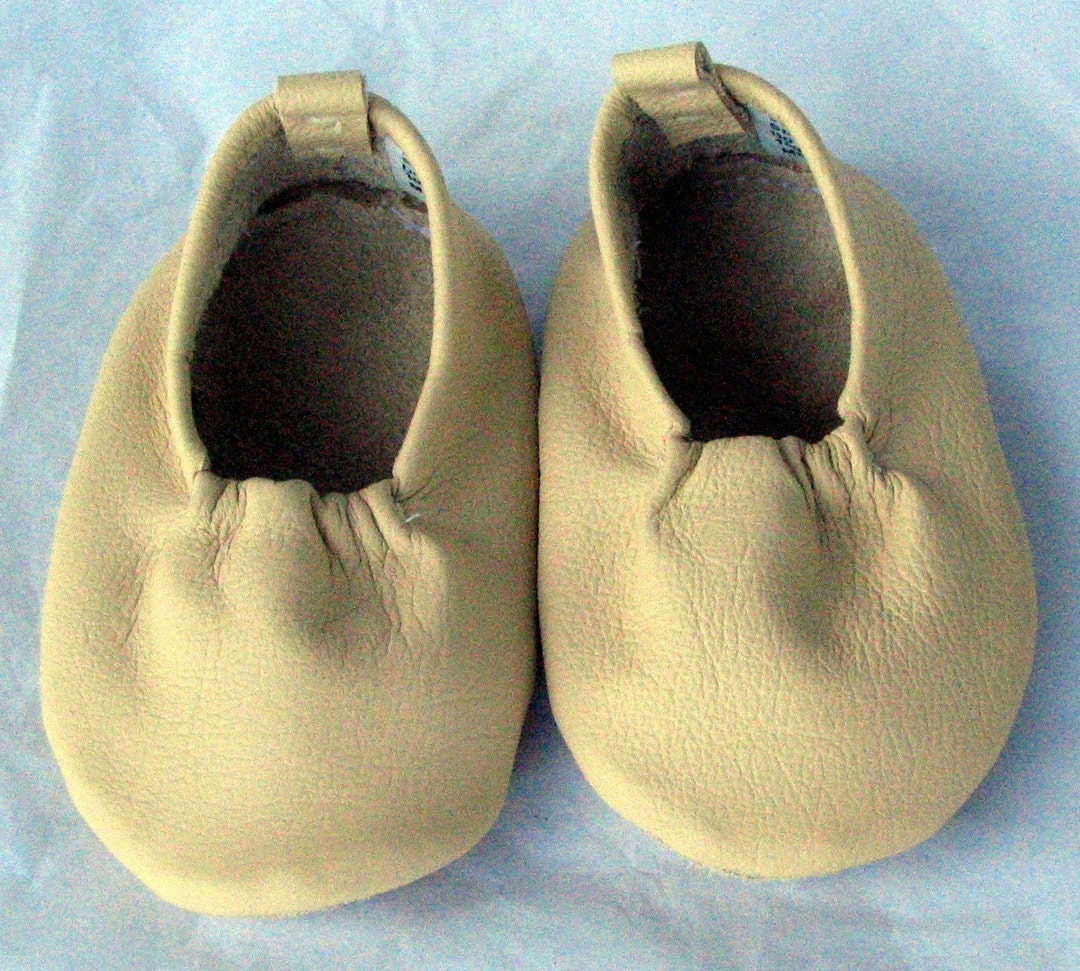 Wheat Baby Leather Mok, Toddler Leather Shoe, Baby Soft Sole Shoe, Baby ...