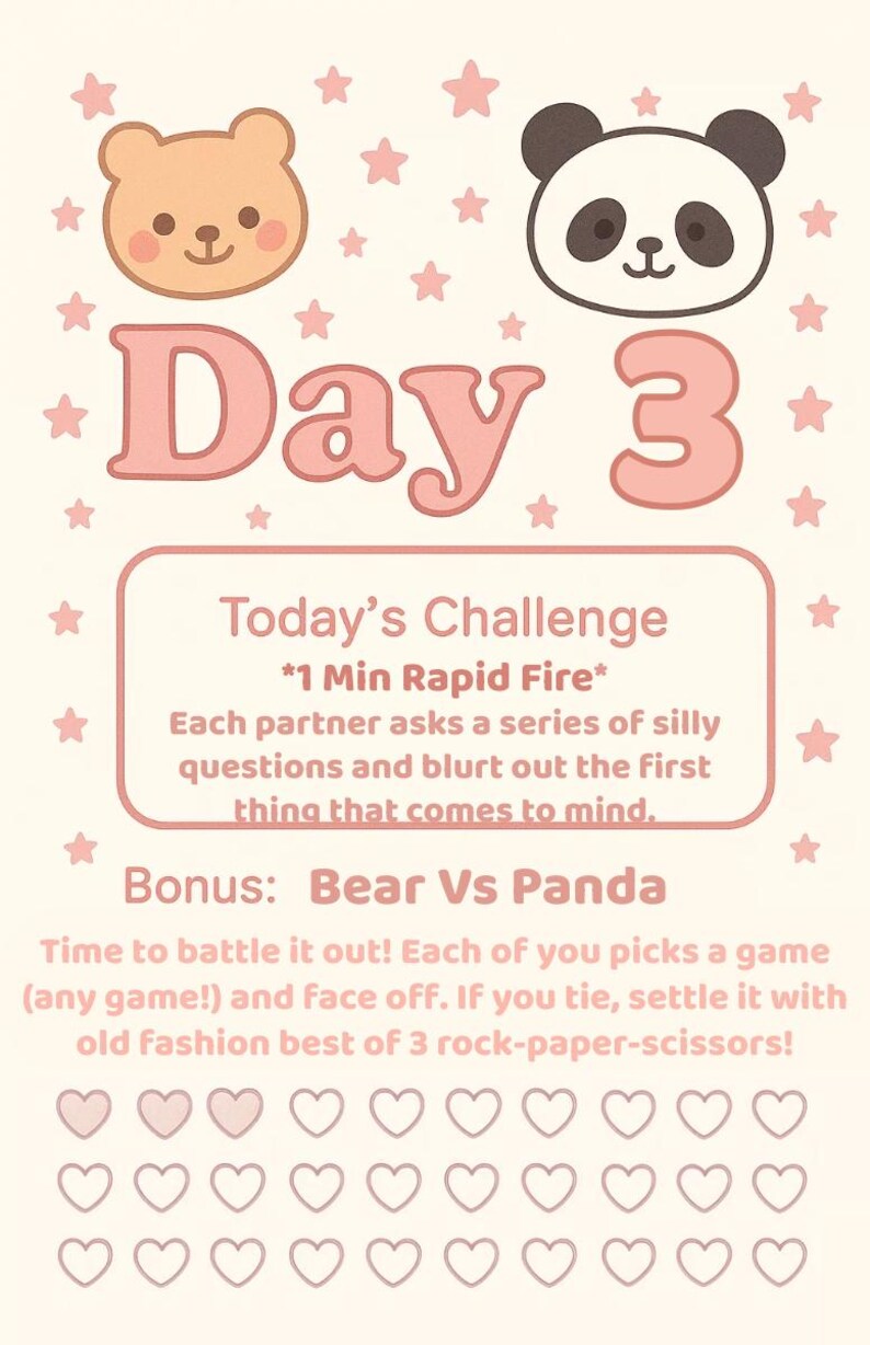 Long Distance 30-day Couple Challenge – Digital Relationship Game, Fun ...