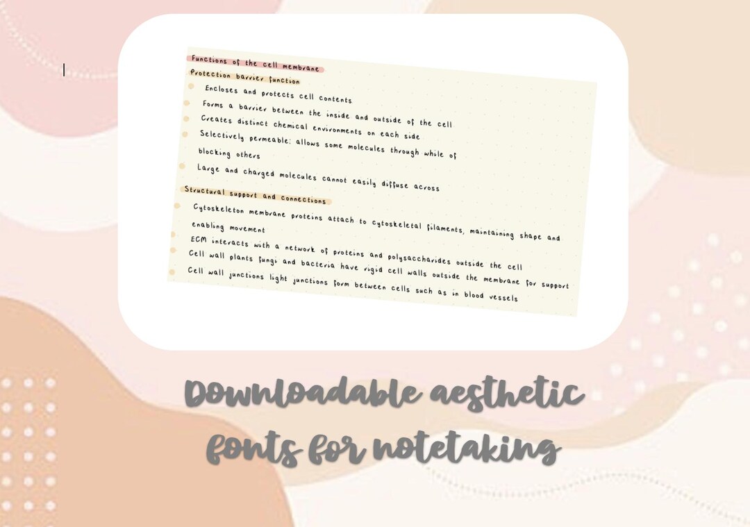 Ultimate Handwritten Fonts - Best Use for Note Taking!! - Etsy Canada