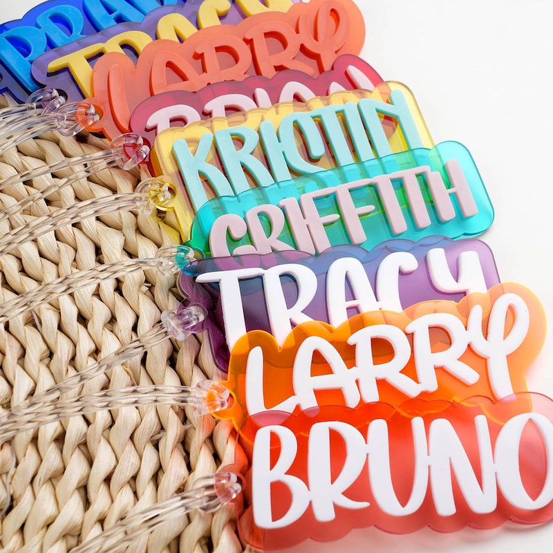 Personalized Backpack Tags - Etsy