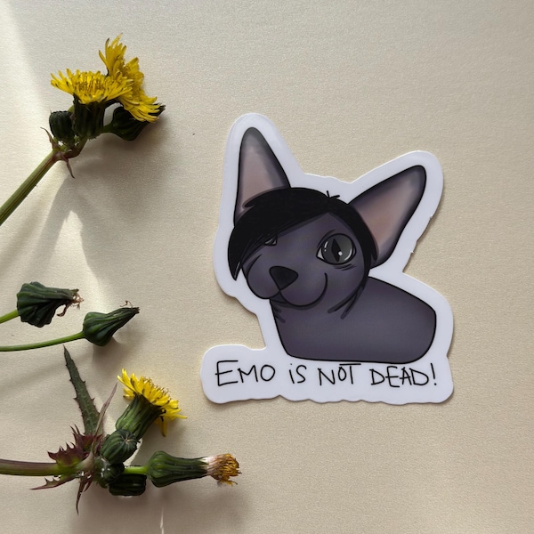 Emo Cat - Etsy