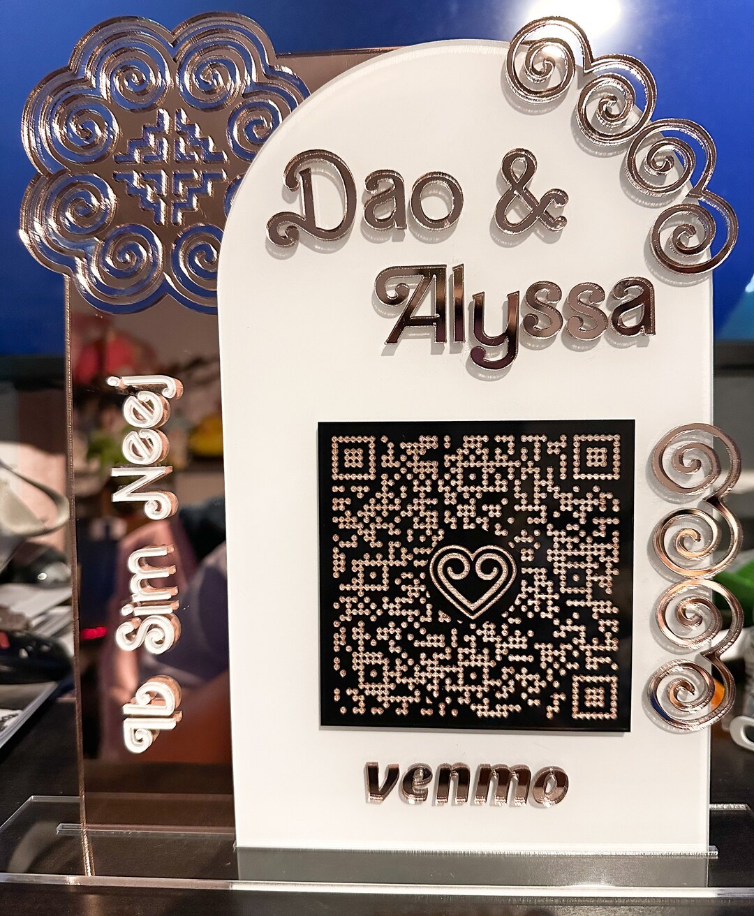 Hmong Snail QR Code Sign - Etsy