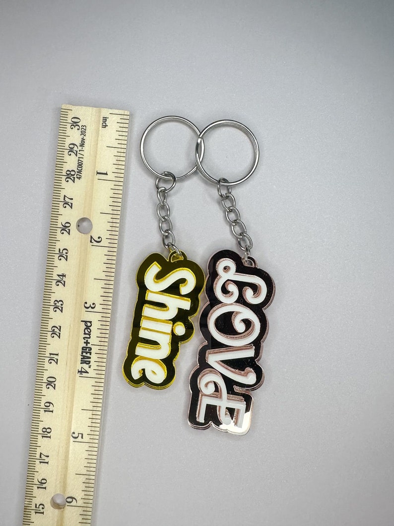 Custom Acrylic Keychains for Everyone! - Etsy