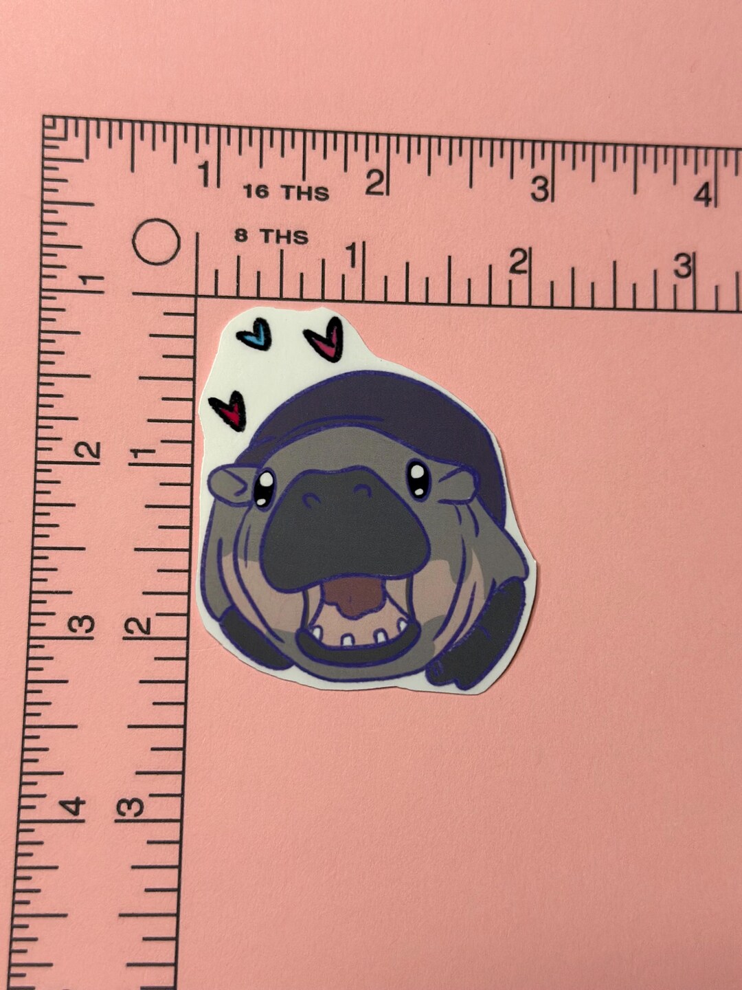 Moodeng Sticker Waterproof - Etsy