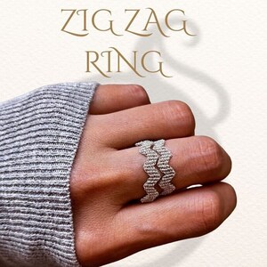 DIY Silver Zig Zag Ring - Wire Micro Macrame Jewelry Tutorial, PDF - Etsy
