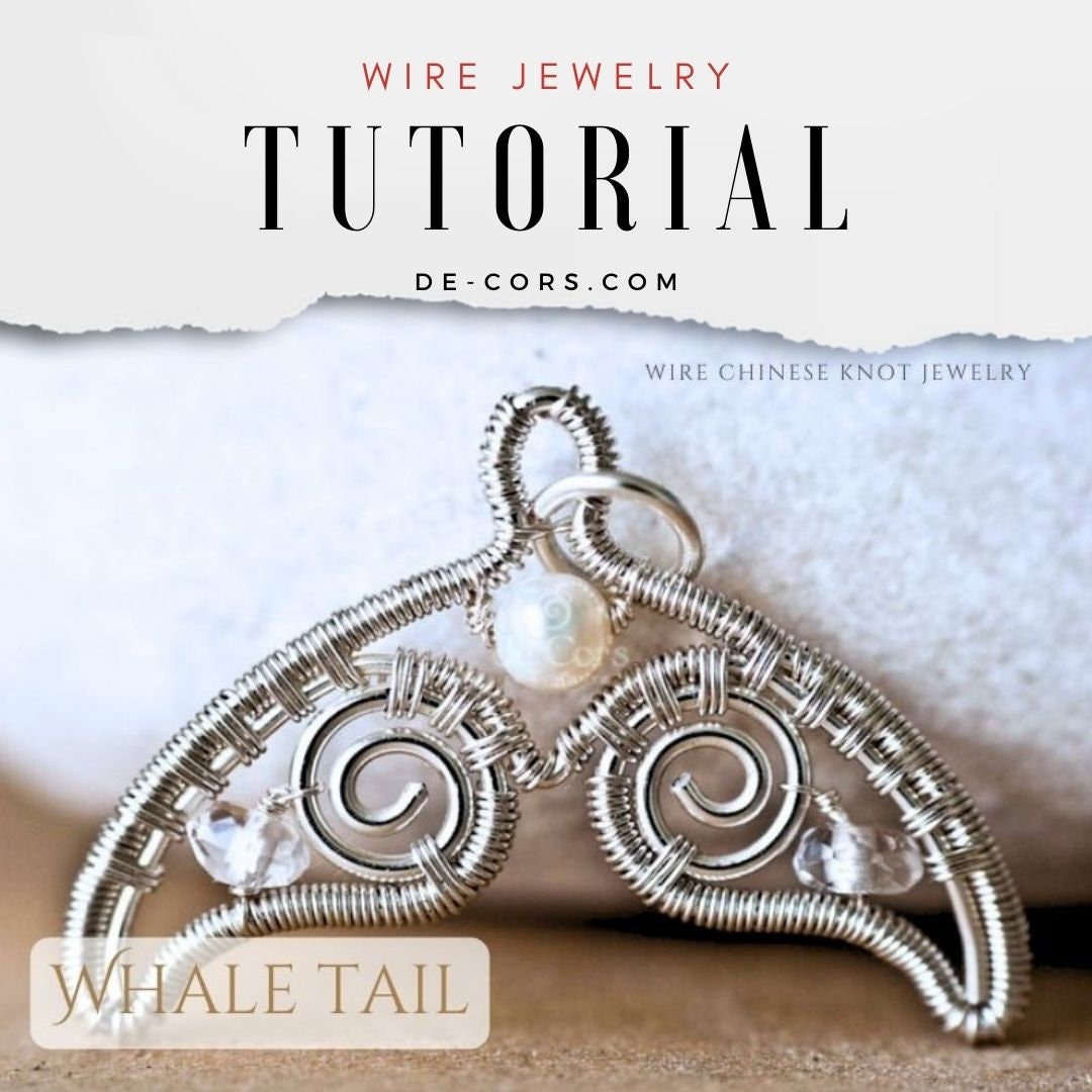 Wire Jewelry Tutorial - Animal, Whale Tail Pendant, DCHMT007 - Etsy