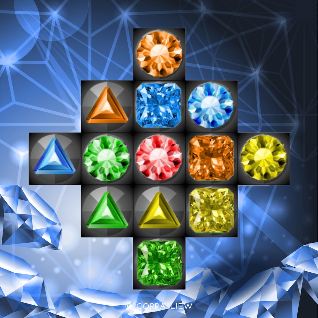 Diamond Quest Puzzle Board Game Printable, Interactive Sensory ...
