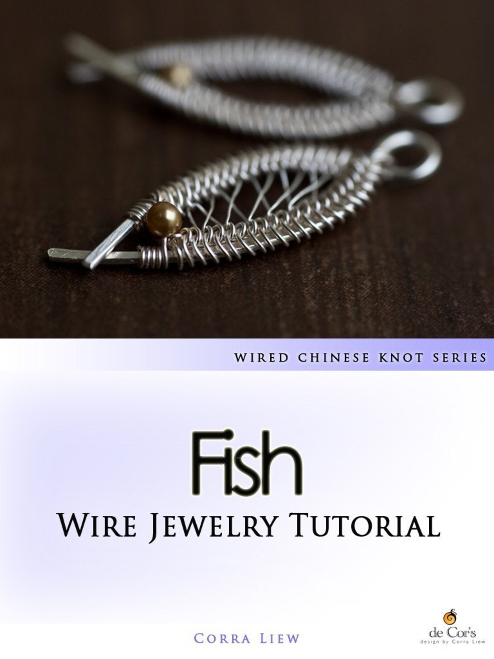 Wire Jewelry Tutorial - Animal, FISH Charm, Wired Chinese Knot, DCH009 ...