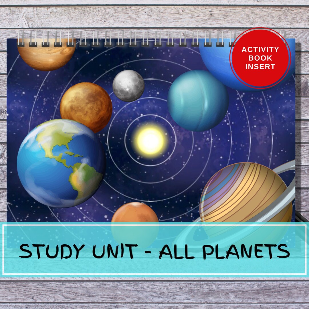 Solar System 10 Planet Anatomy Busy Book Insert Binder Printable ...