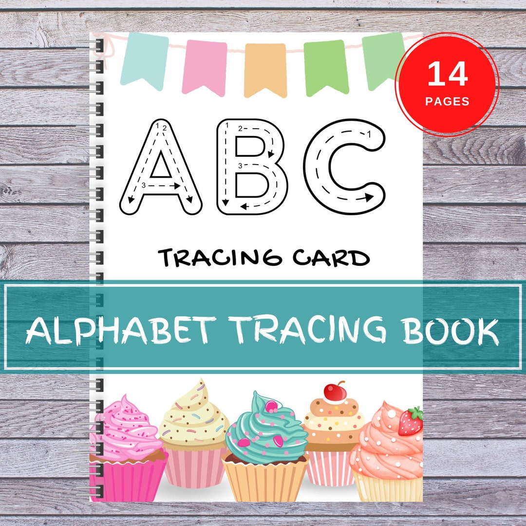 Toddlers Activity: Letters Tracing Card, All 26 Letters, Color the ...