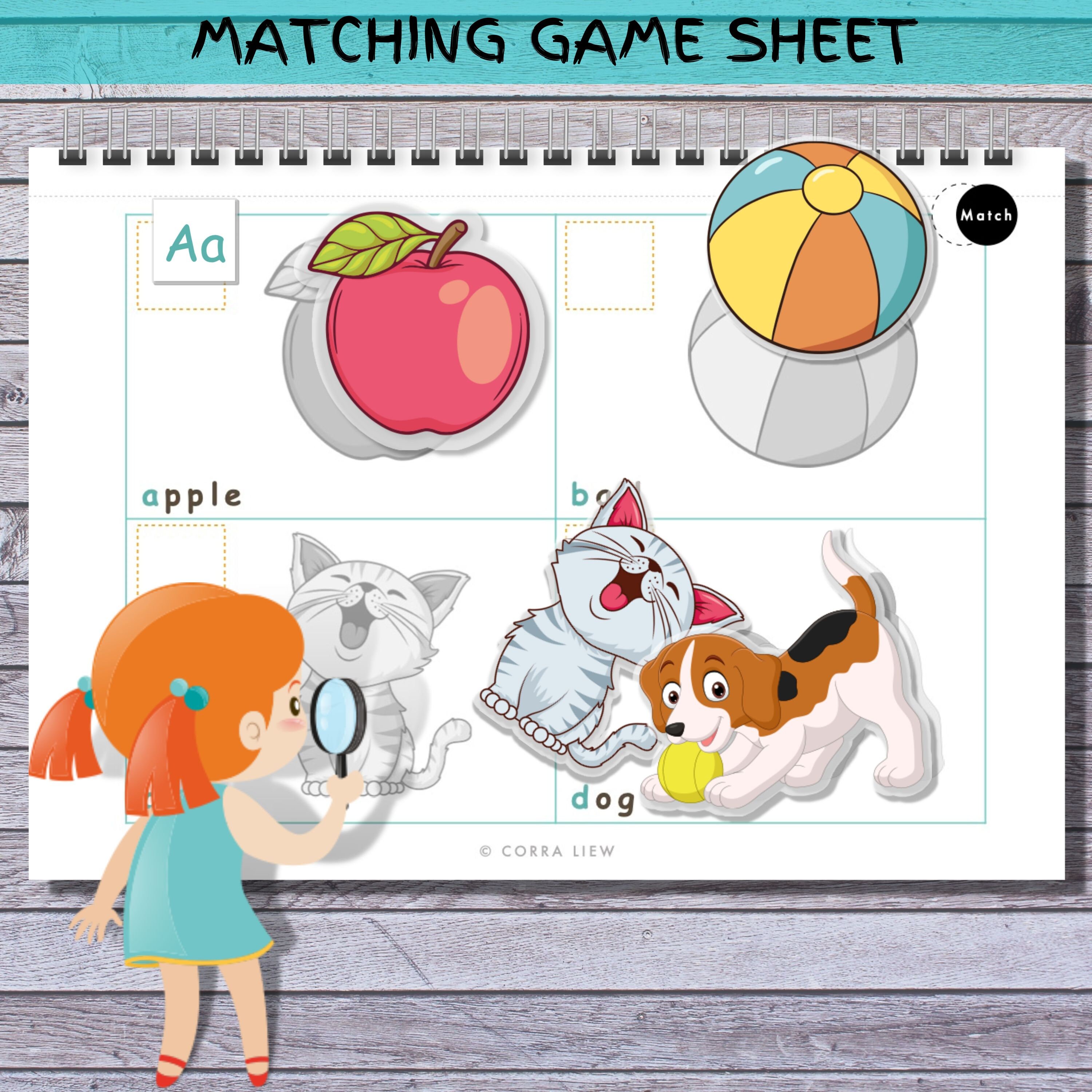 My First ABC Alphabet Busy Book Personalized Printable Quiet Book ...