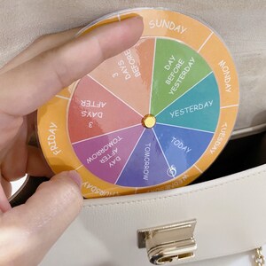 Printable Days of the Week Wheel, Montessori Learning Material, No ...