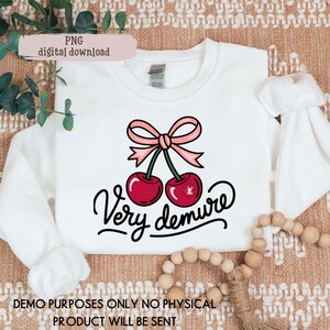 Very Demure Png, Cherry Coquette, Coquette Png, Trendy Png Soft Girl ...