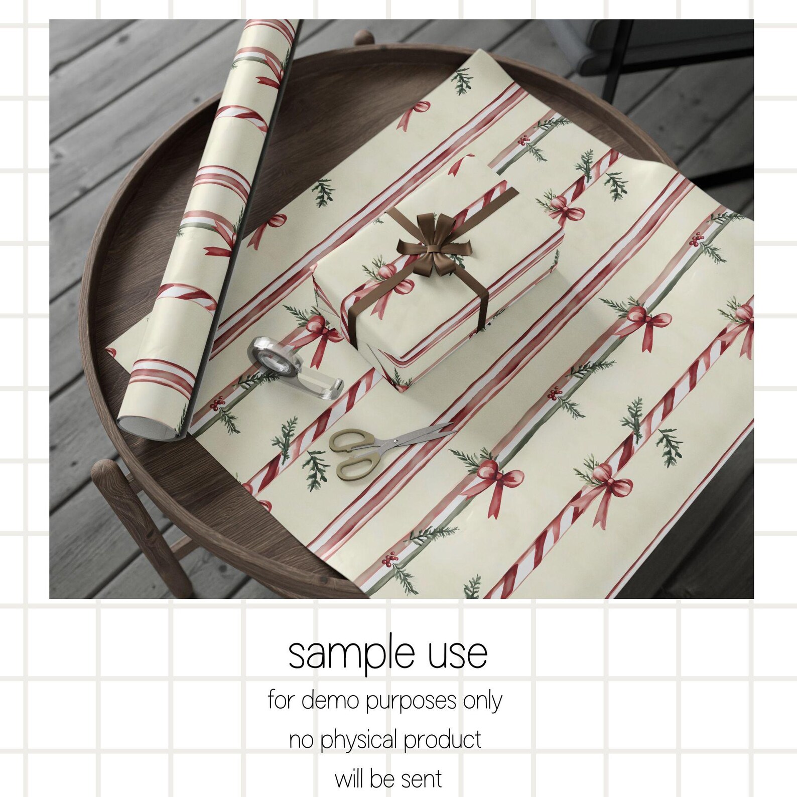 Red and Green Watercolor Coquette Bow Seamless Pattern Christmas ...