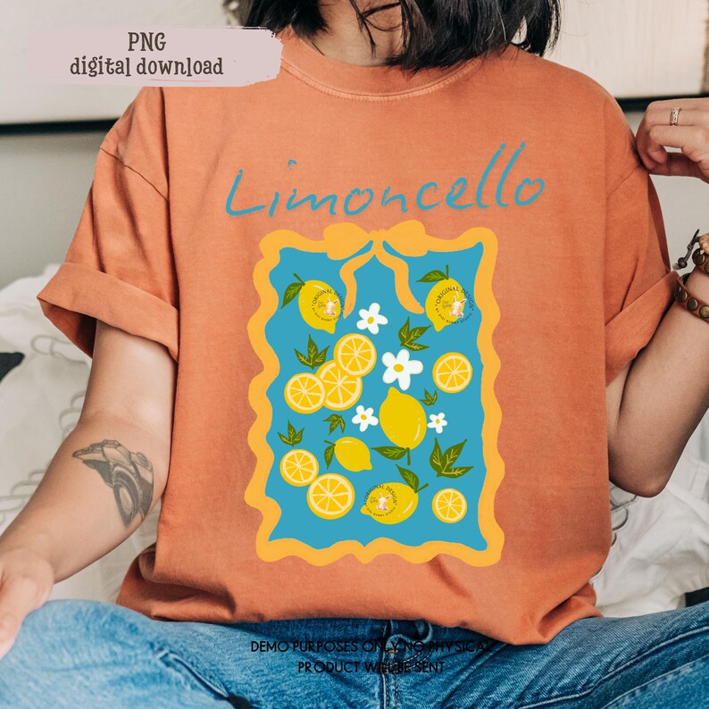 Limoncello Amalfi Coast Lemon PNG, Summer Italian Shirt Design (digital ...