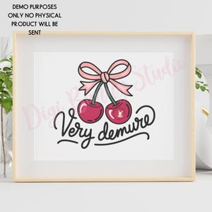 Very Demure Png, Cherry Coquette, Coquette Png, Trendy Png Soft Girl ...