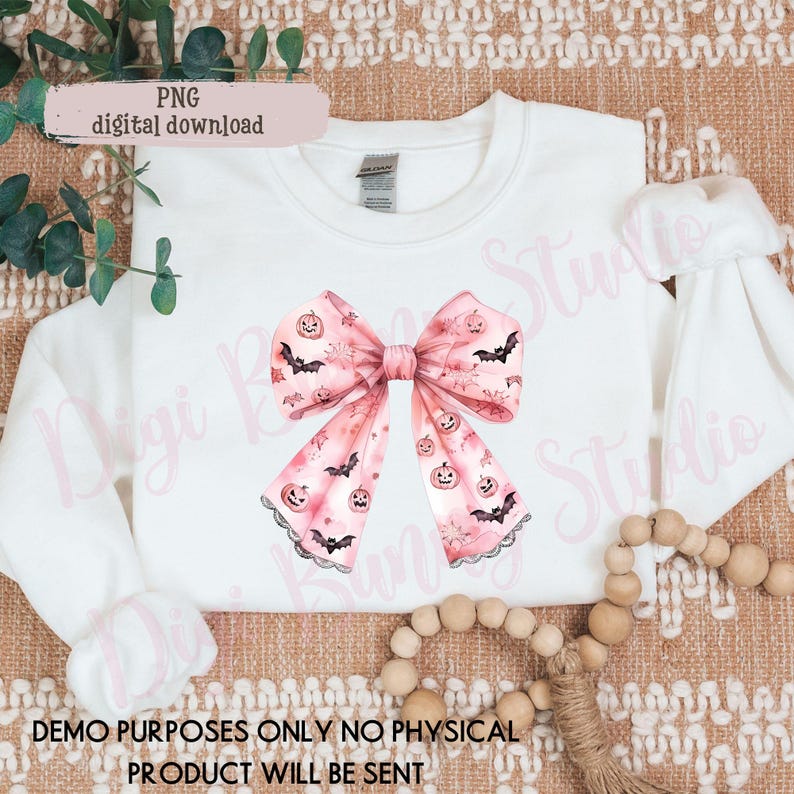 Pink Halloween Coquette Bows PNG Spooky Season Aesthetic Coquette ...