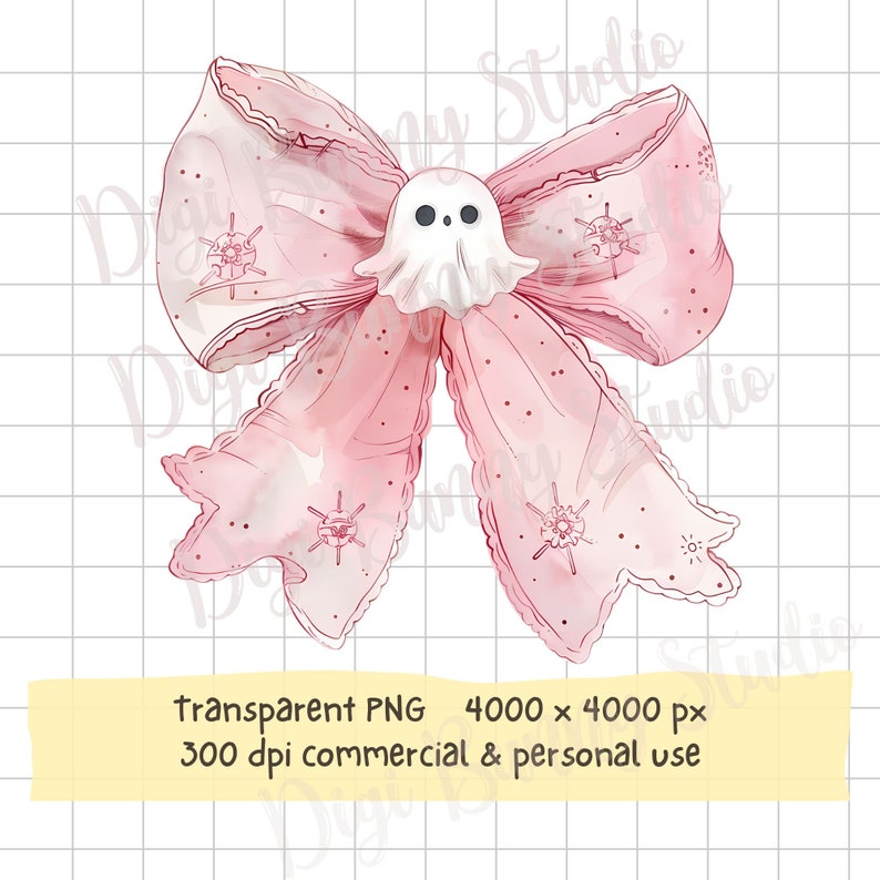 Pink Halloween Coquette Bows PNG Spooky Season Aesthetic Coquette ...