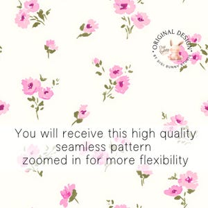 Ditsy Pink Floral Seamless Pattern Colorful Spring Tiny Flowers Fabric ...