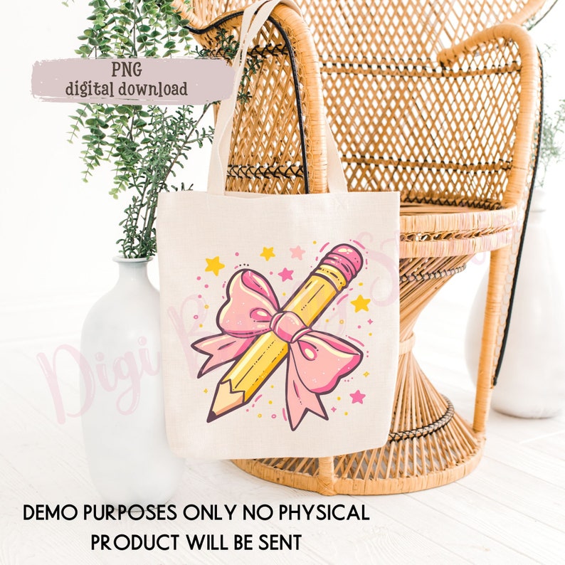 Pencil With Bow PNG Teacher Coquette Png Design Coquette Pencil Back to ...