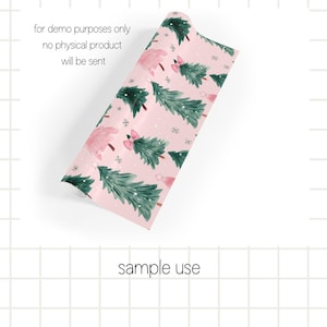 Christmas Coquette Christmas Tree Seamless Pattern, Christmas Pattern ...