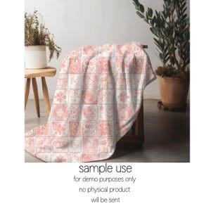 Blush Pink Pastel Mediterranean Tile Seamless Pattern PNG | Italian ...