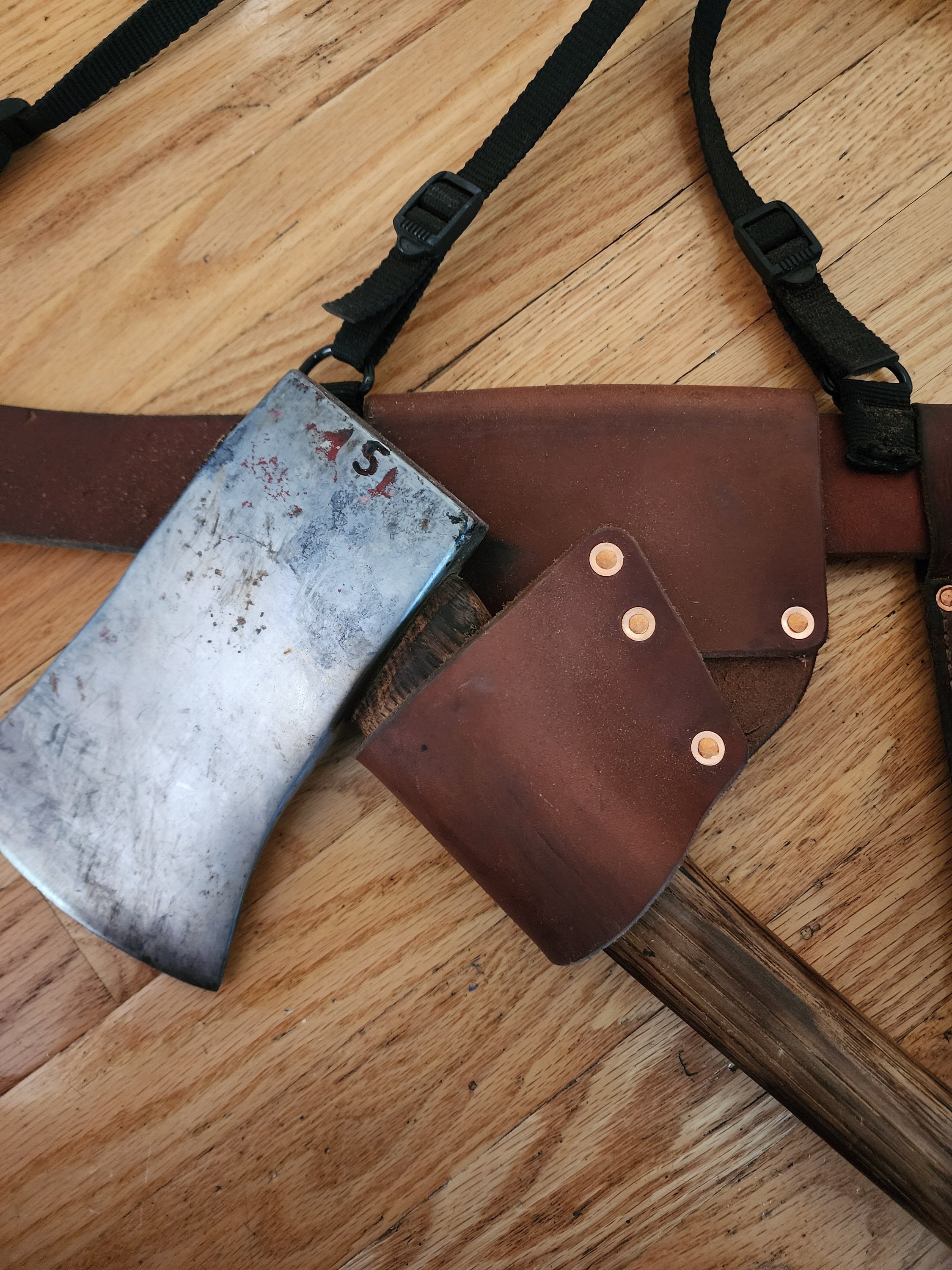 Axe Scabbard, Holster, Felling, Timber Falling, Scabbard, Hand Made ...