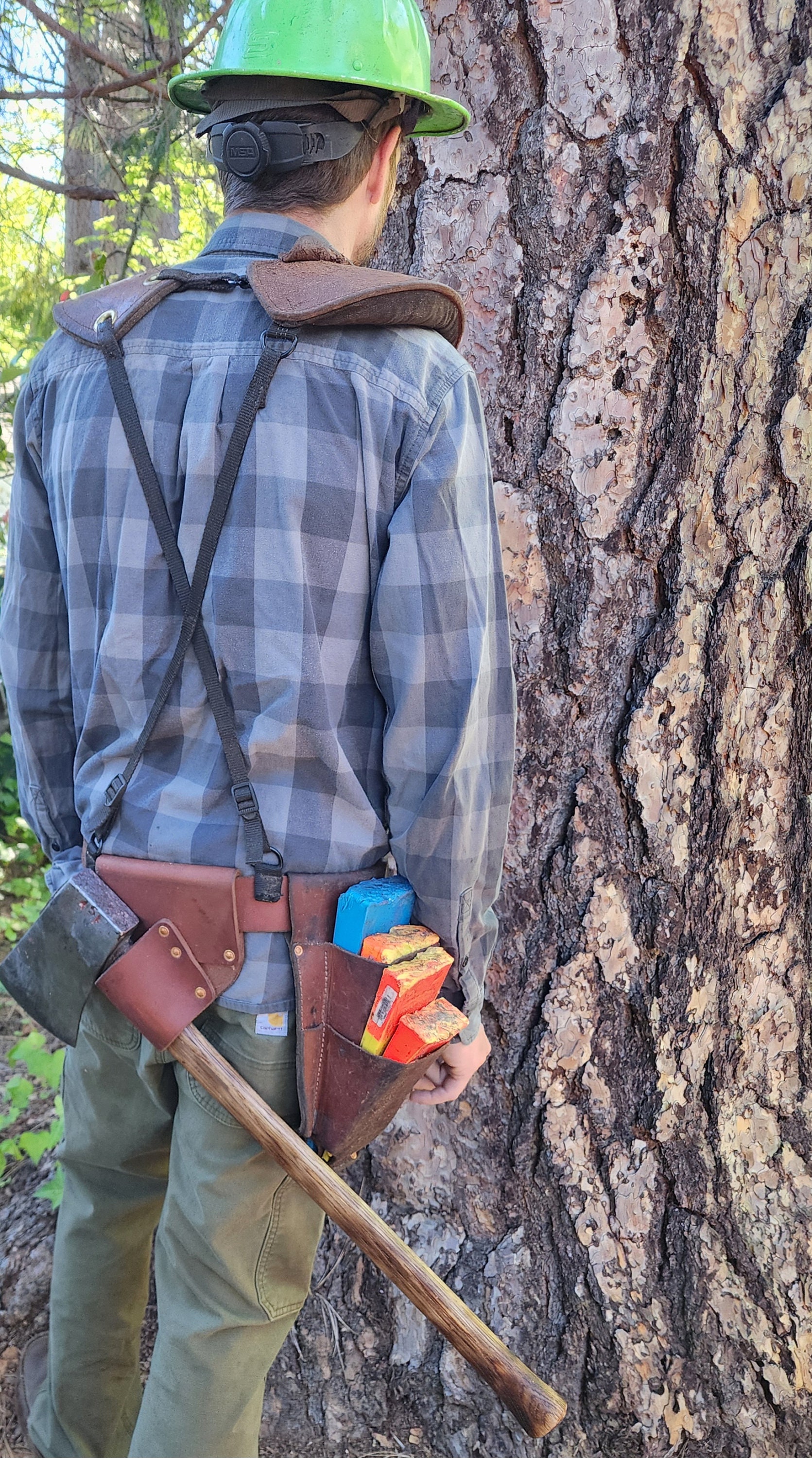 Axe Scabbard, Holster, Felling, Timber Falling, Scabbard, Hand Made ...