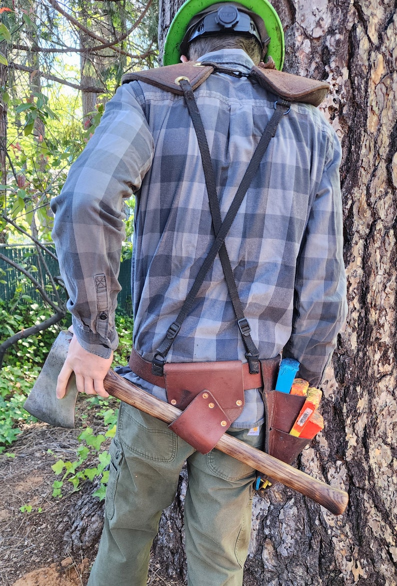 Axe Scabbard, Holster, Felling, Timber Falling, Scabbard, Hand Made ...