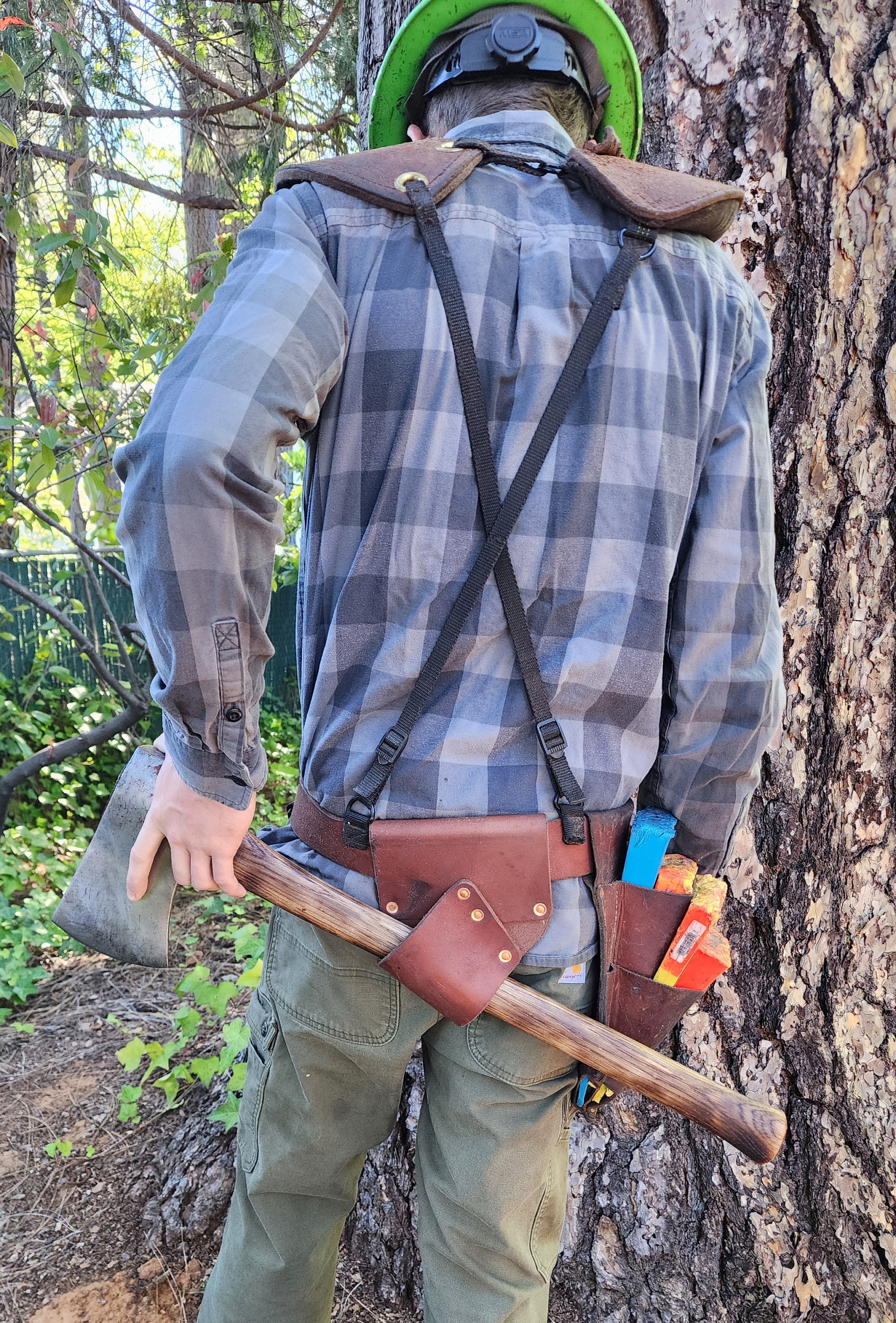 Axe Scabbard, Holster, Felling, Timber Falling, Scabbard, Hand Made ...