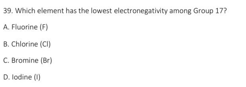 50 Multiple Choice Periodic Table Questions - Etsy