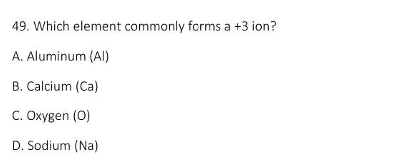 50 Multiple Choice Periodic Table Questions - Etsy