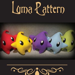 Plush Luma Pattern Mario Galaxy - Etsy