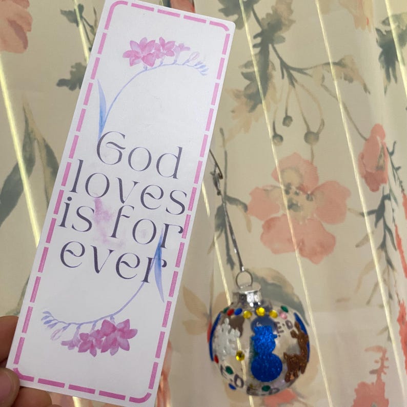 What the Lord Has Joined Together Bookmark | God Loves Bookmark - Etsy