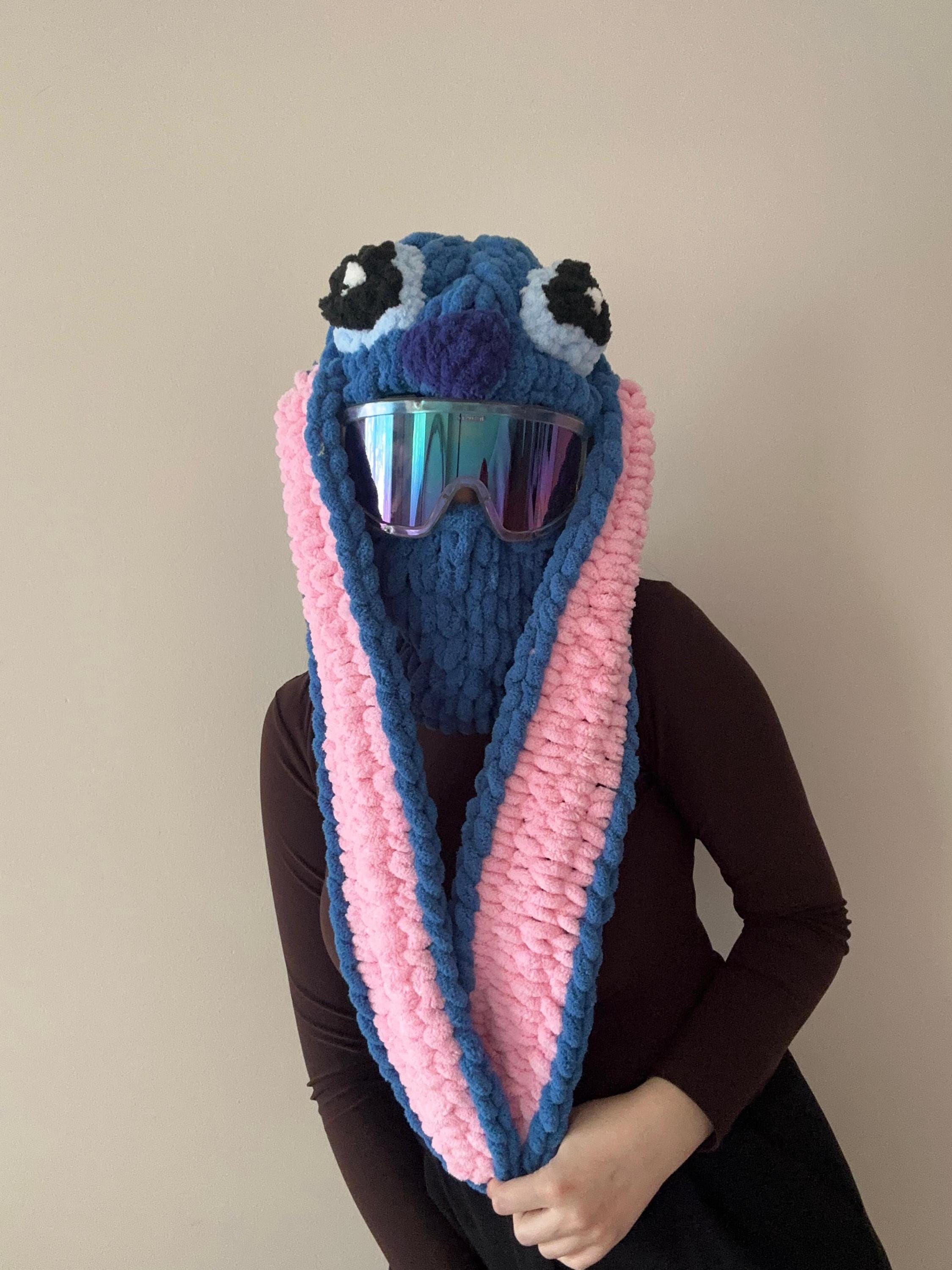 Handmade Stitch Ski Helmet Cover: Animal Ears Balaclava - Etsy