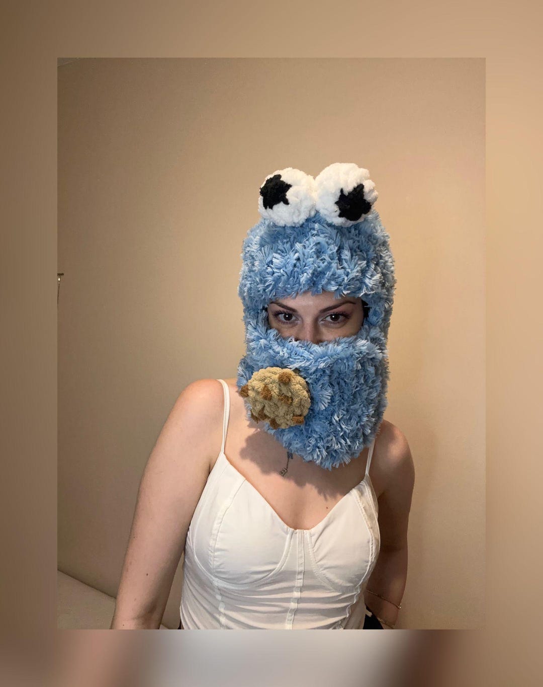 Anime Balaclava, Knitted Cartoon Beanie, Hanmade Face Mask, Custom Mask ...