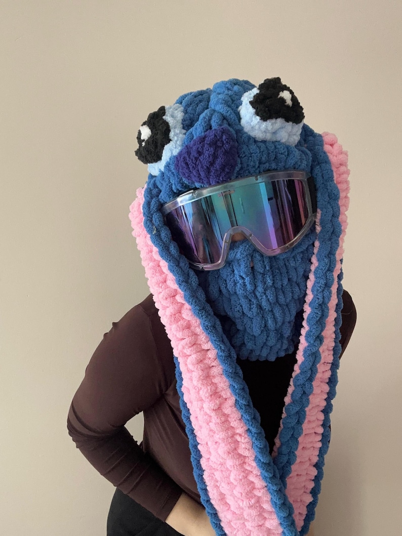 Handmade Stitch Ski Helmet Cover: Animal Ears Balaclava - Etsy