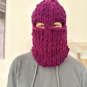 Balaclava Mask, Two Hole Balaclava Unisex Balaclava, Knitted Face Mask ...
