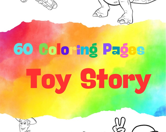 60 Coloring Pages Toy Story Fun and Creative Kids Activities Digital ...