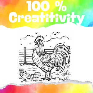 50 Coloring Pages of Farm Animals Fun and Creative Kids Activities ...