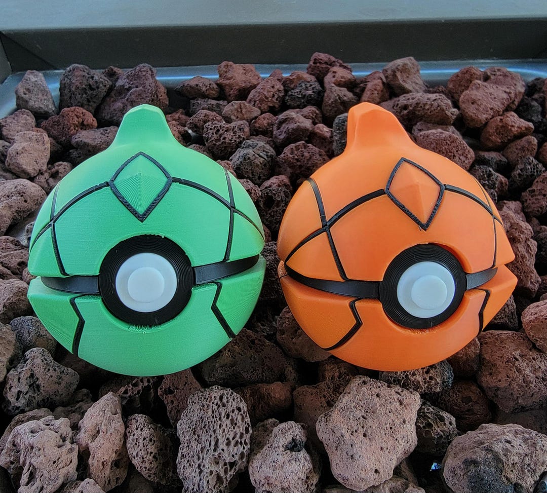 3D Printed Metapod Pokeball by N3D normal or Shiny Version Available - Etsy